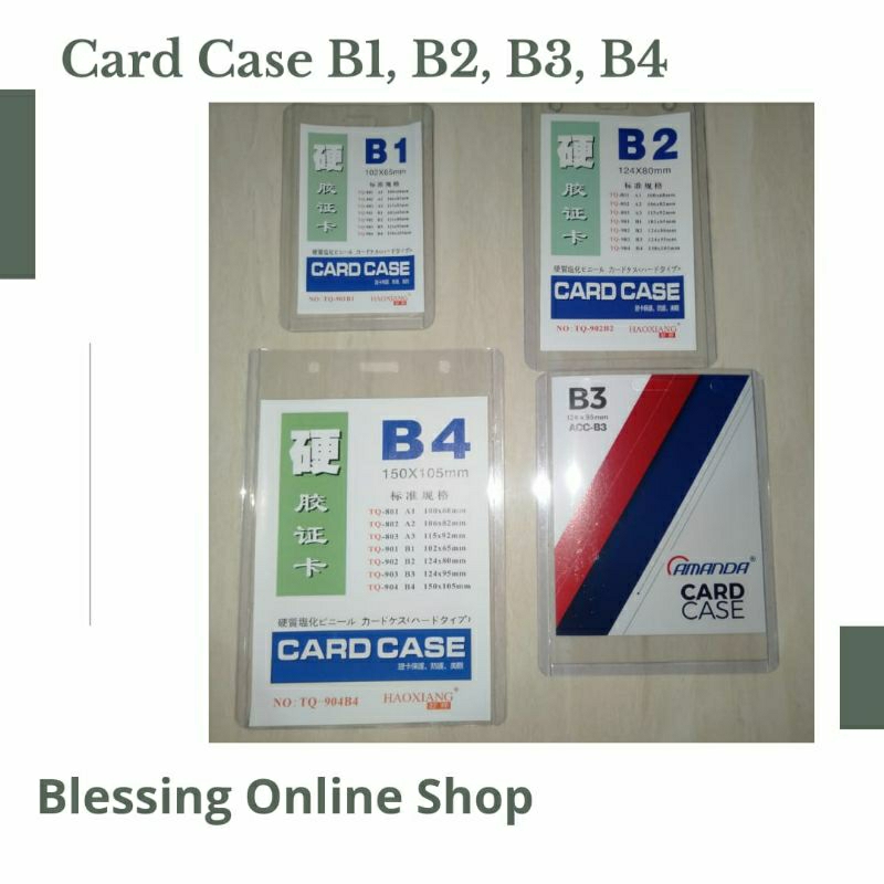 Jual Plastik ID Card | Card Case B1 B2 B3 B4 | Shopee Indonesia