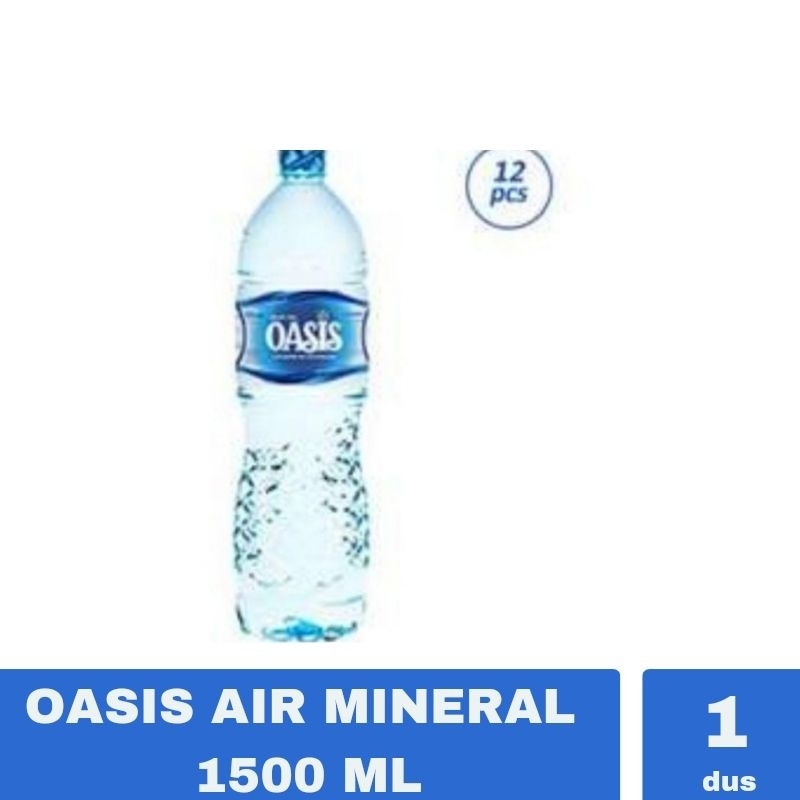 Jual Oasis 1500 ml 1 dus isi 12 botol promo 10.10 | Shopee Indonesia