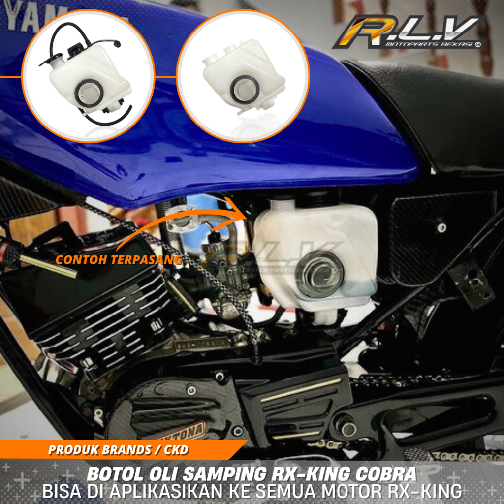 Jual BOTOL TABUNG OLI SAMPING RX KING RXKING COBRA PLUS KARET SET LOKAL | Shopee Indonesia