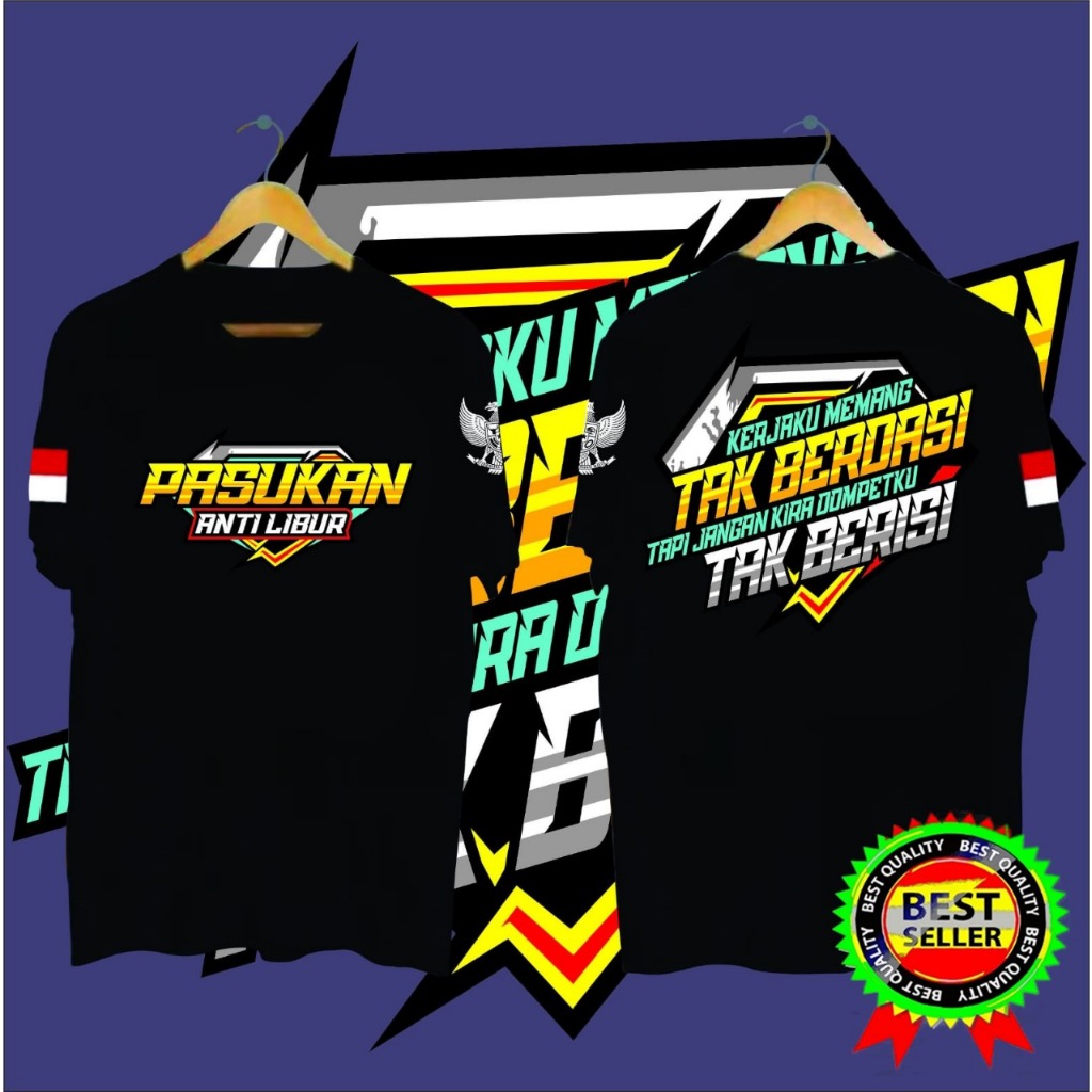 Jual KAOS PRIA PASUKAN ANTI LIBUR BLACK | SIMPLE, DINAMIS, DAN MEMBERIKAN KESAN KASUAL | Shopee ...