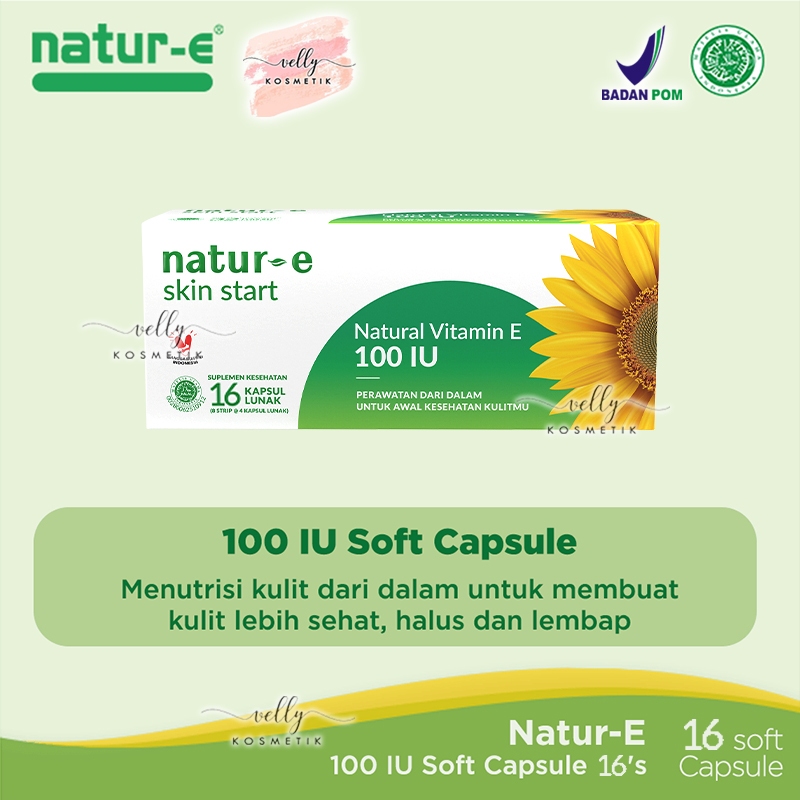 Jual NATUR-E Vitamin Soft Capsule Natur E White 100IU 300IU Advanced ...