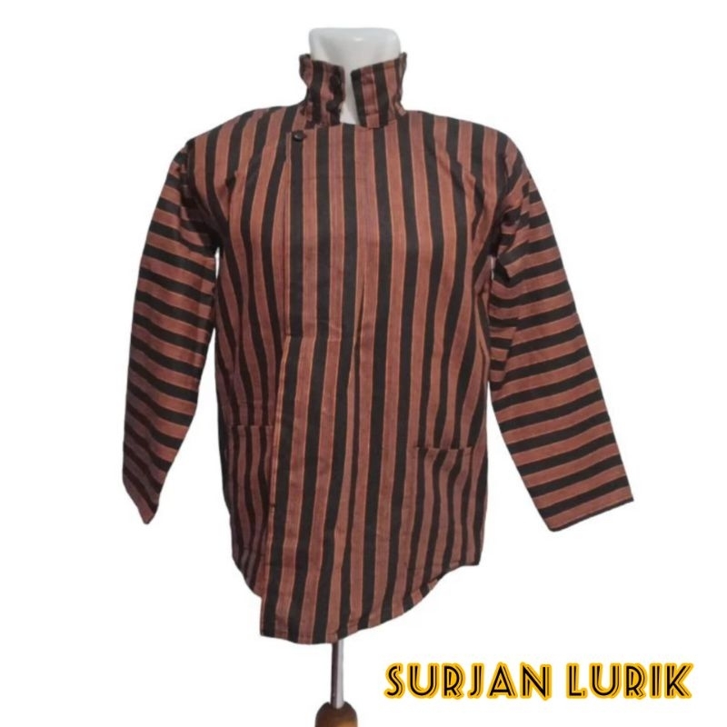 Jual SURJAN PRIA DEWASA / BAJU LURIK ADAT TENUN | Shopee Indonesia