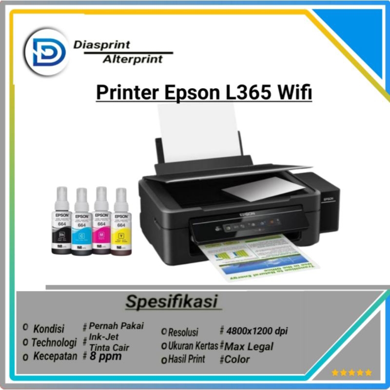 Jual Printer Epson L365 WiFi | Shopee Indonesia