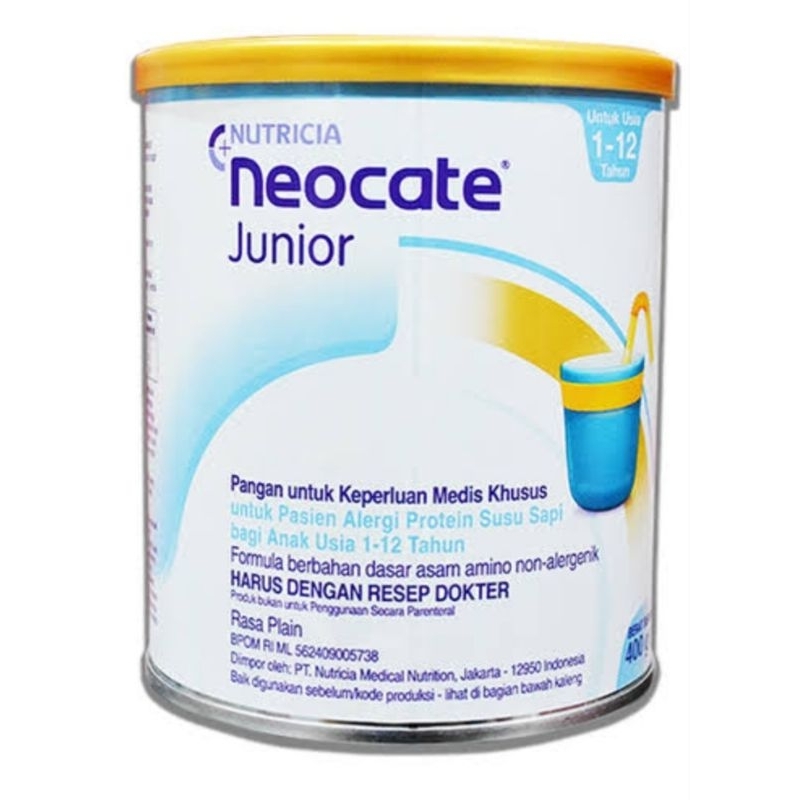 Jual Susu Neocate Junior 400 gram Exp Maret 2025 (FREE KARTON DAN ...