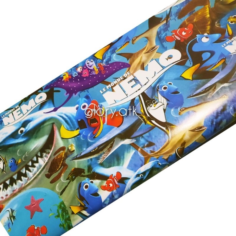 Jual KERTAS KADO GLOSSY IKAN/NEMO | Shopee Indonesia