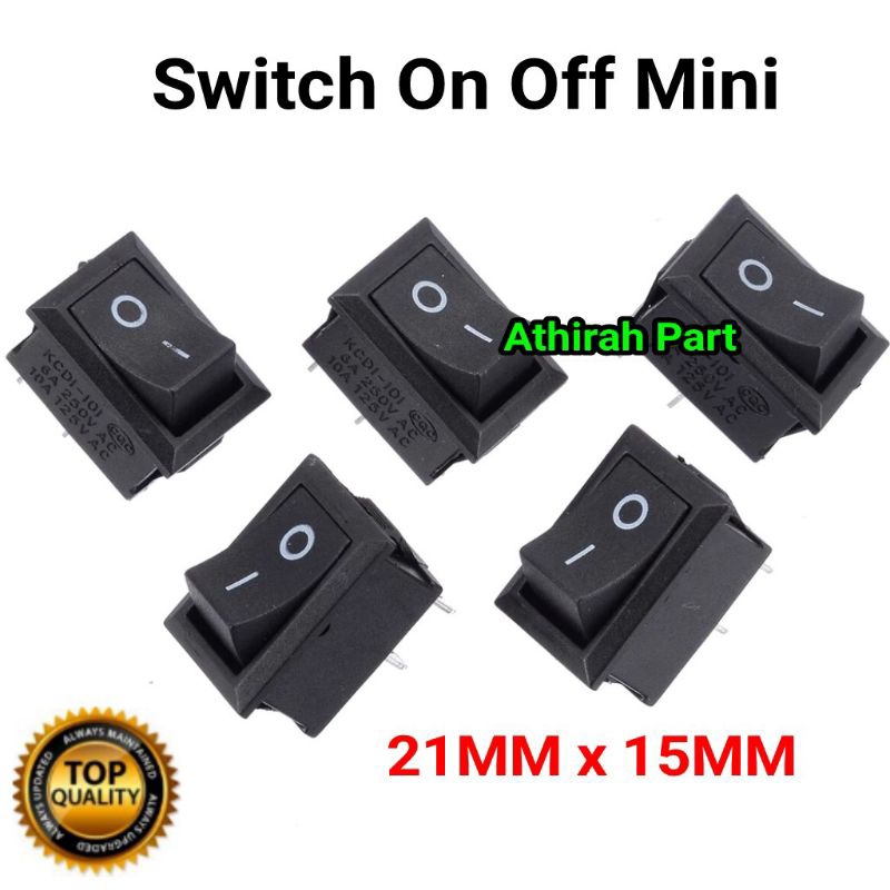 Jual Saklar Rocker On Off 2 Pin Switch On Off 2 Pin | Shopee Indonesia