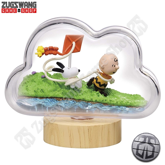 Jual SNOOPY WEATHER TERRARIUM COLLECTION peanuts WINDY DAY RE-MENT ...