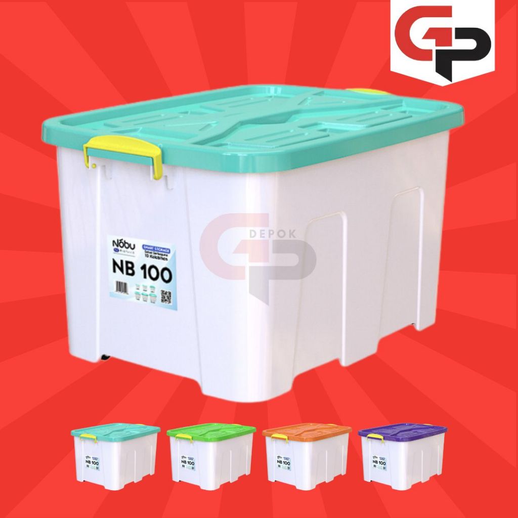 Jual BOX CONTAINER 100 LITER + 6 RODA - Kontainer Box / Container Box ...