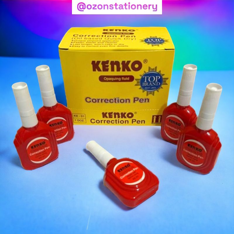 Jual Tipe X Kenko Ke-1 Correction Fluid Pen / Penghapus Cair / Tip Ex ...