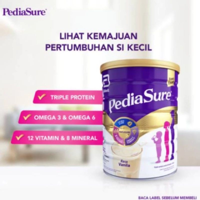 Jual Pediasure Triplesure vanila 850gr/800gr Susu Pertumbuhan anak 1-10 tahun | Shopee Indonesia