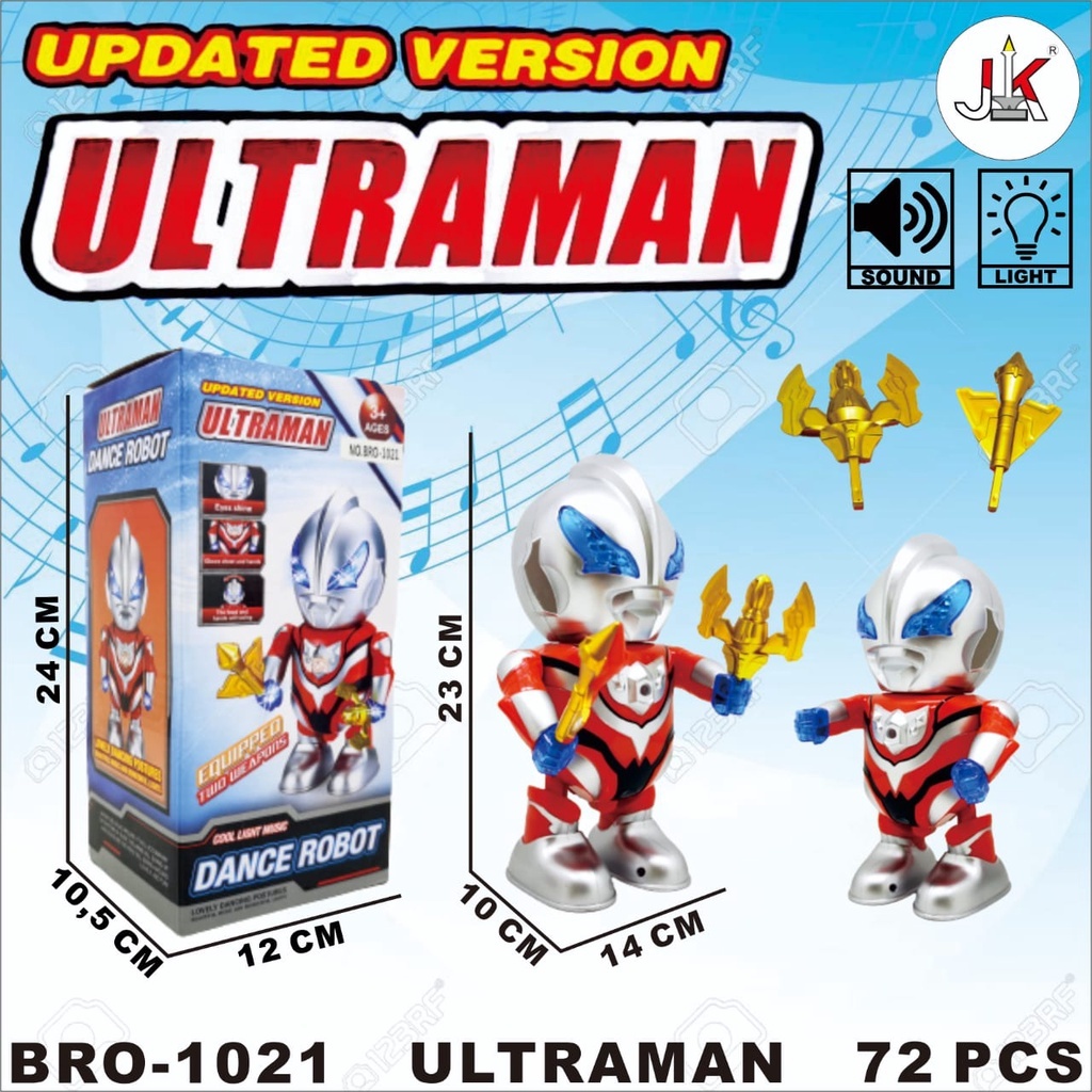 Jual PROMO TERBARU MAINAN ANAK DANCE ROBOT ULTRAMAN SET PEDANG ROBOT ...