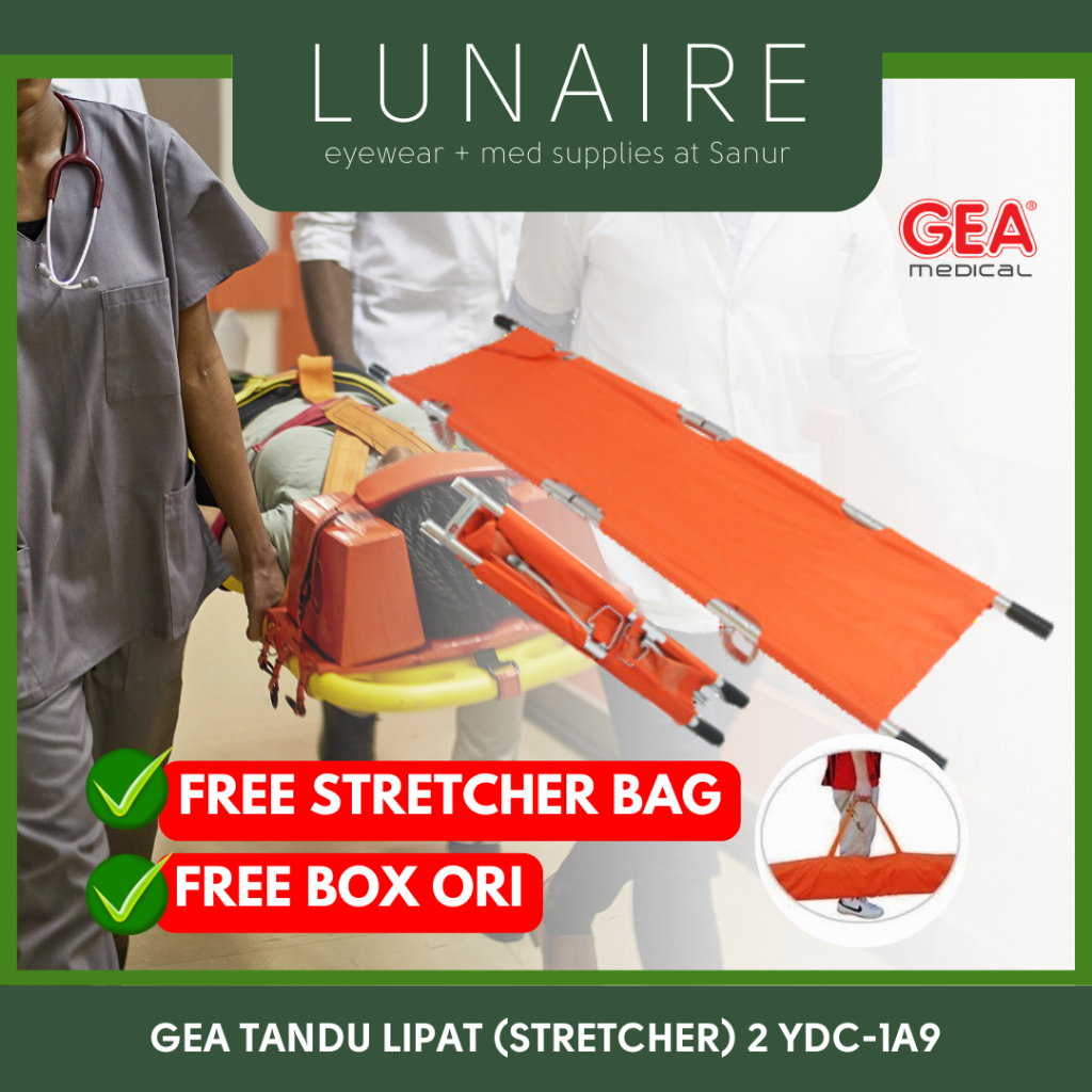 Jual GEA Tandu Lipat 2 YDC 1A9 / Folding Stretcher Aluminium | Shopee ...