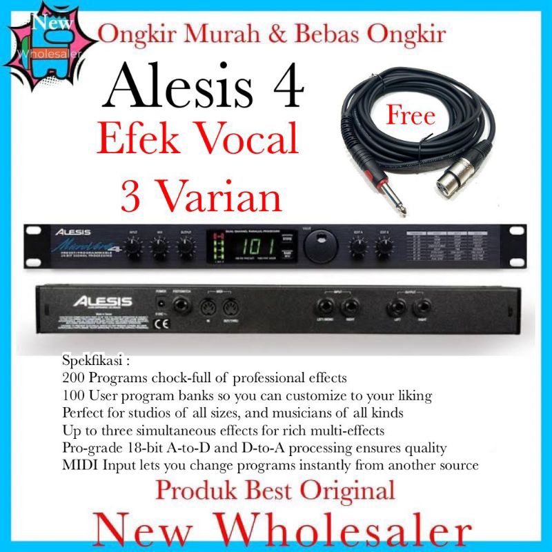 Jual Effect Vocal karaoke Alexis4 200 programer Audio Efek besi ...