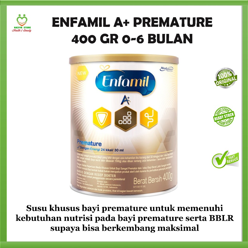 Jual ENFAMIL A+ PREMATURE Susu Formula Khusus Bayi Prematur 400 gr - SUSU KHUSUS BAYI PREMATUR ...