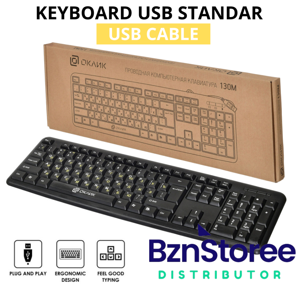 Jual Keyboard USB standar / Keyboard murah / Keyboard m tech standar ...