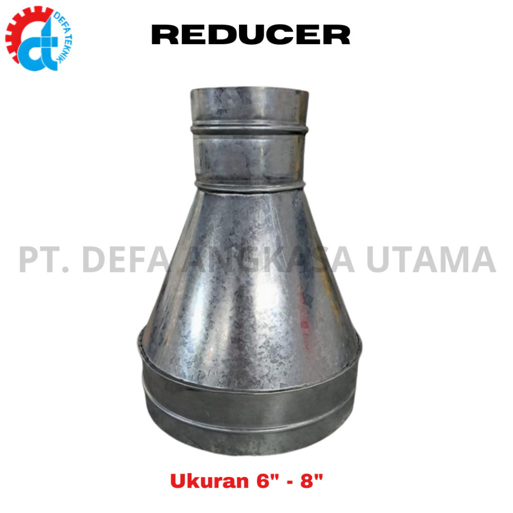 Jual Reducer Ducting 6" x 8"/ Sambungan Flexible ducting | Shopee Indonesia