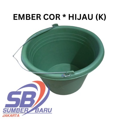 Jual Ember cor hijau kecil / ember cor kecil / ember murah/anti pecah ...