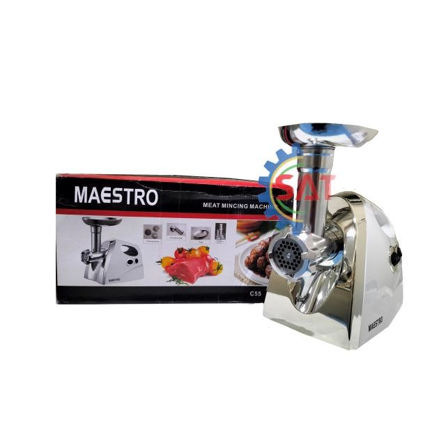 Jual MAESTRO MESIN GILING DAGING LISTRIK MEAT MINCING MACHINE | Shopee ...