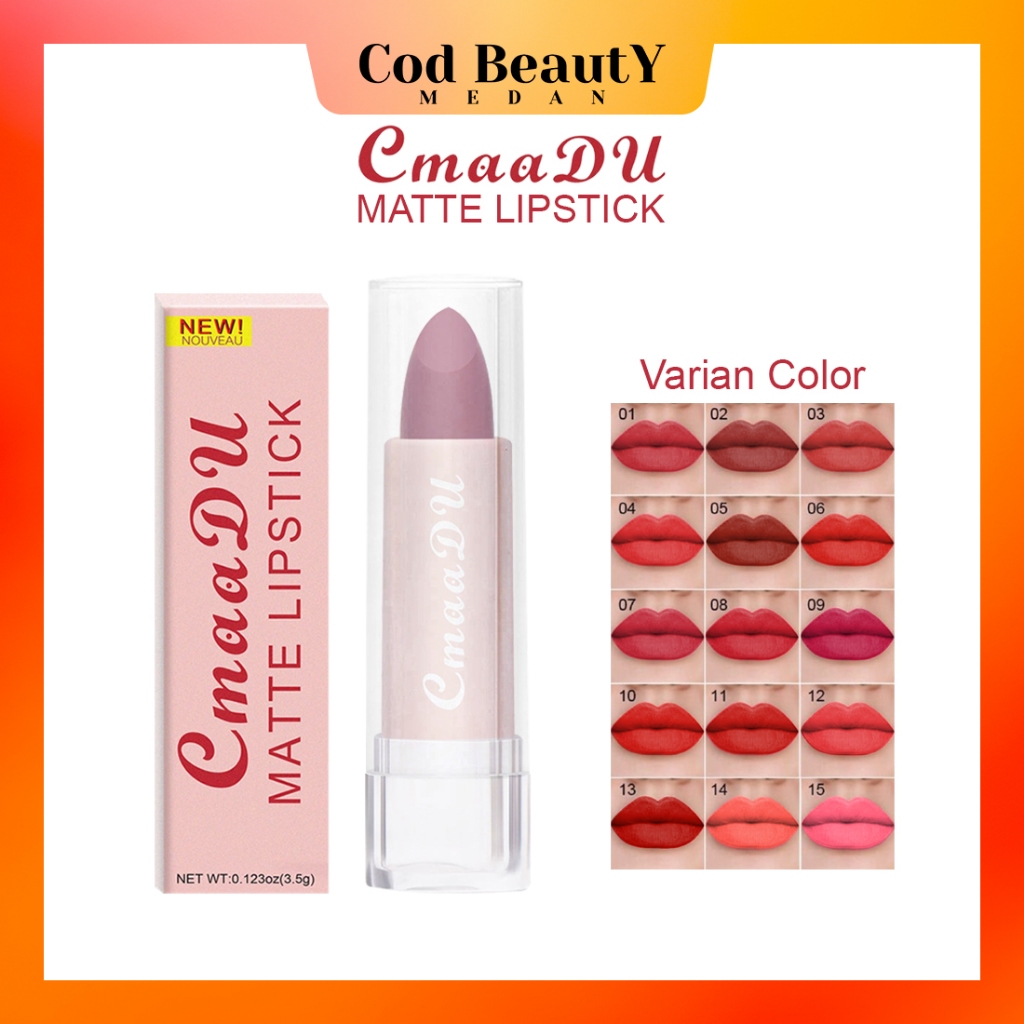 Jual CMAADU MATTE LIPSTICK WATERPROOF LONG LASTING LIPSTICK | Shopee ...