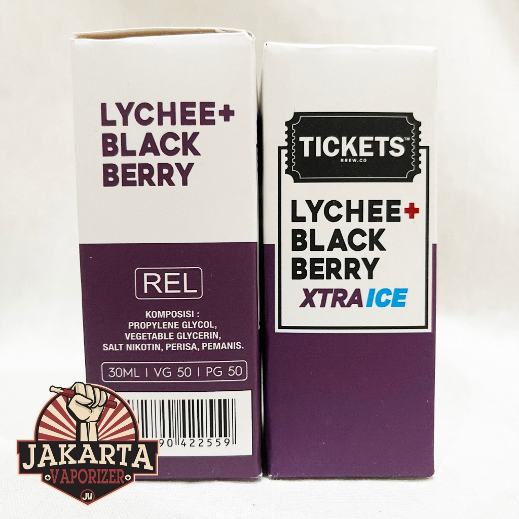 Jual [SALT] EJM TICKETS LYCHEE BLACKBERRY XTRA ICE SALTNIC 30ML 20MG BY ...