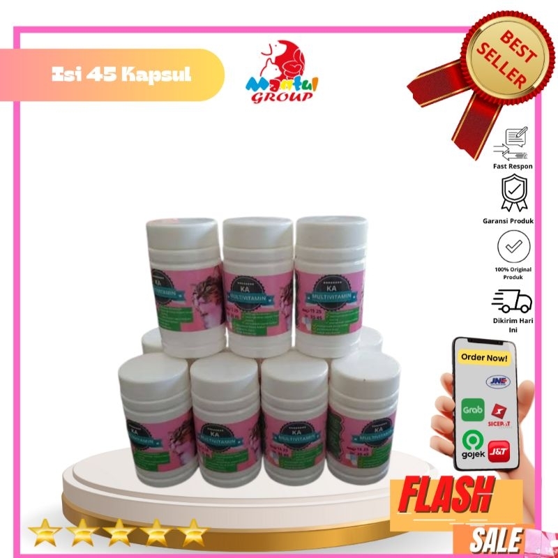 Jual KA Multivitamin isi 45 kapsul|OBAT, VITAMIN & SUPLEMENT | Shopee ...