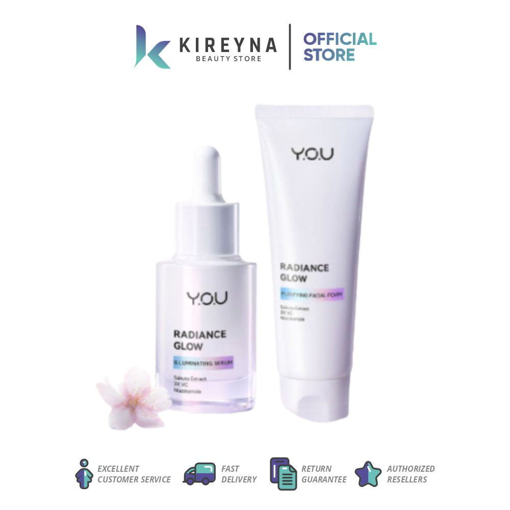 Jual YOU Radiance Glow Series | Purifying Facial Foam | Illuminating ...