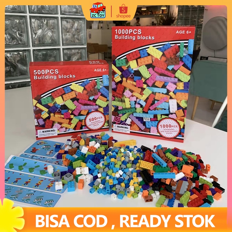 Jual ZCTOY 500/1000 PCS Mainan Anak Block/Building Block/Mainan Edukasi ...