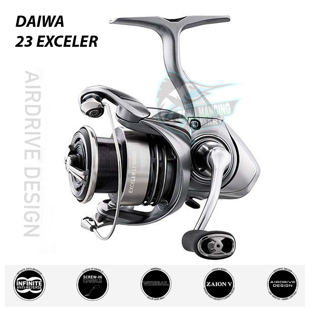 Jual Reel DAIWA EXCELER LT 2023 1000D-XH | 2500-XH | 3000-CXH | 4000D-CXH | 6000D | Galatama ...