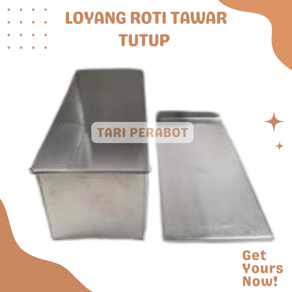 Jual LOYANG ROTI TAWAR TUTUP TEBAL BERGARANSI - TARI PERABOT | Shopee ...