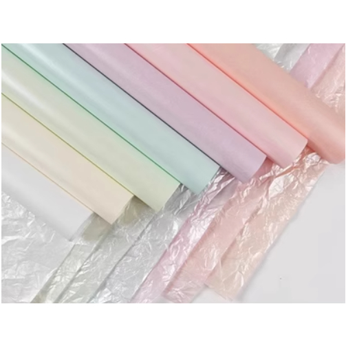 Jual (5pcs) Flower Wrapping Pearl Pearl Paper Sydney Tissue Korean ...