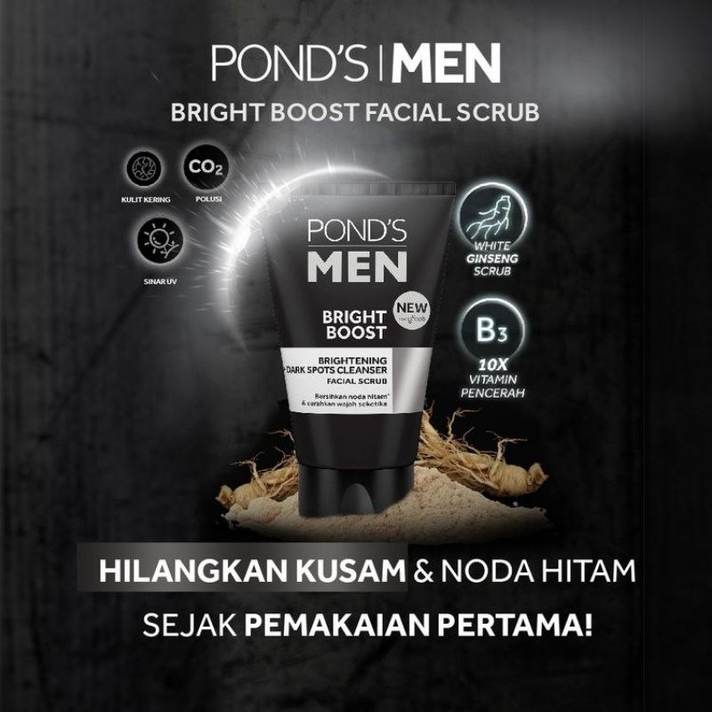 Jual Ponds Men Bright Boost | Shopee Indonesia