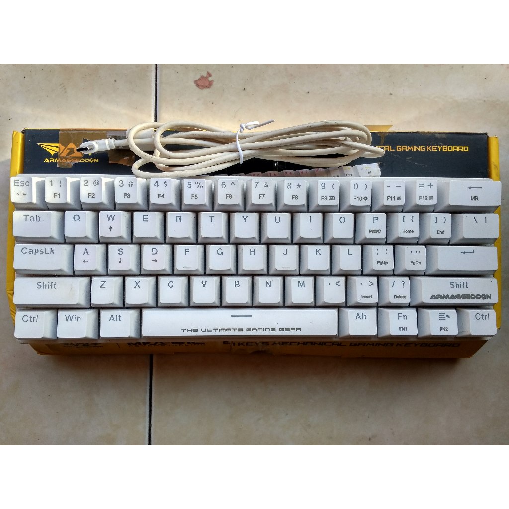 Jual Keyboard Mechanical Gaming Armaggeddon MKA-61C Pyschstarling ...