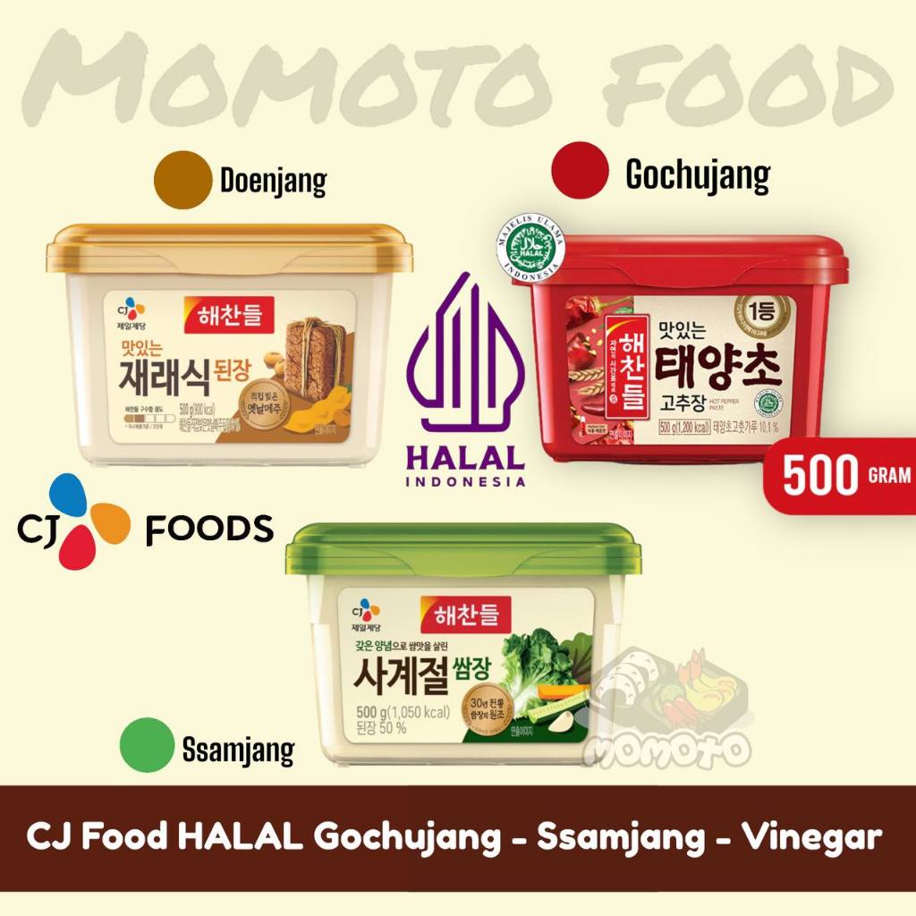 Jual CJ Foods Haechandle Saus Gochujang Doenjang Ssamjang Halal MUI / Pasta Kedelai Cabai Cabe ...
