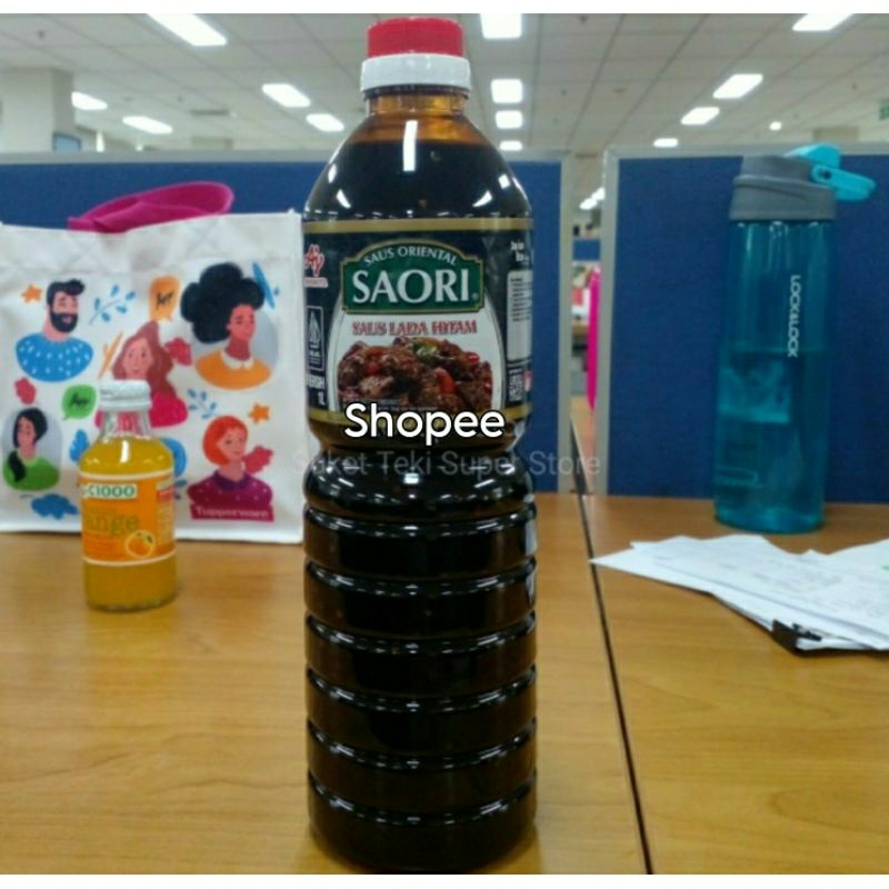 Jual Saori Lada Hitam 1L Botol Blackpepper 1 Liter | Shopee Indonesia