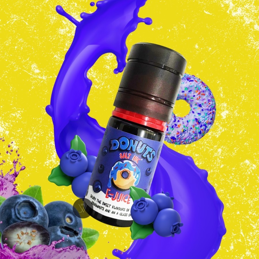 Jual Liquid EJM Donuts Blueberry Salt Nic 25MG 35MG 30ML by EJM ...
