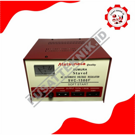 Jual Stavol Svc 1500W Matsunaga-Stabilizer MATSUNAGA SVC 1500 VA | Shopee Indonesia