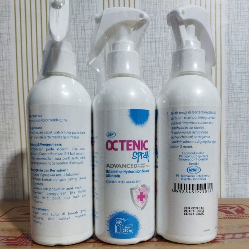 Jual ORIGINAL OCTENIC SPRAY 250ml Pencegah Infeksi | Shopee Indonesia