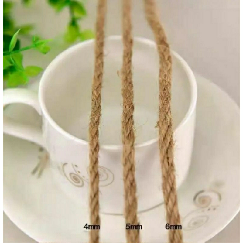 Jual Tali rami 3mm 4mm 5mm 6mm PER METER Tali goni / Garukan Kucing ...