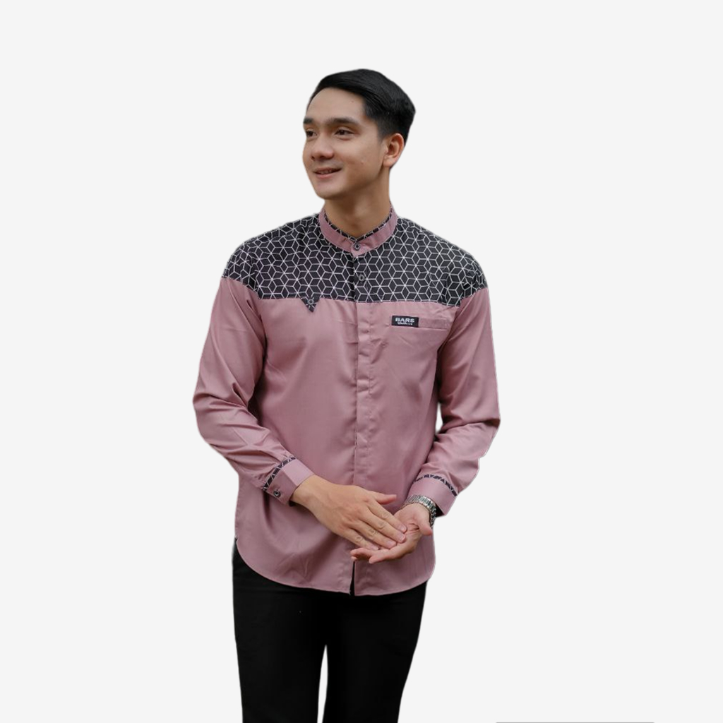 Jual BARS CLOTH.CO Baju Lebaran Couple Pasangan 2024 Kemeja Koko Ayah ...