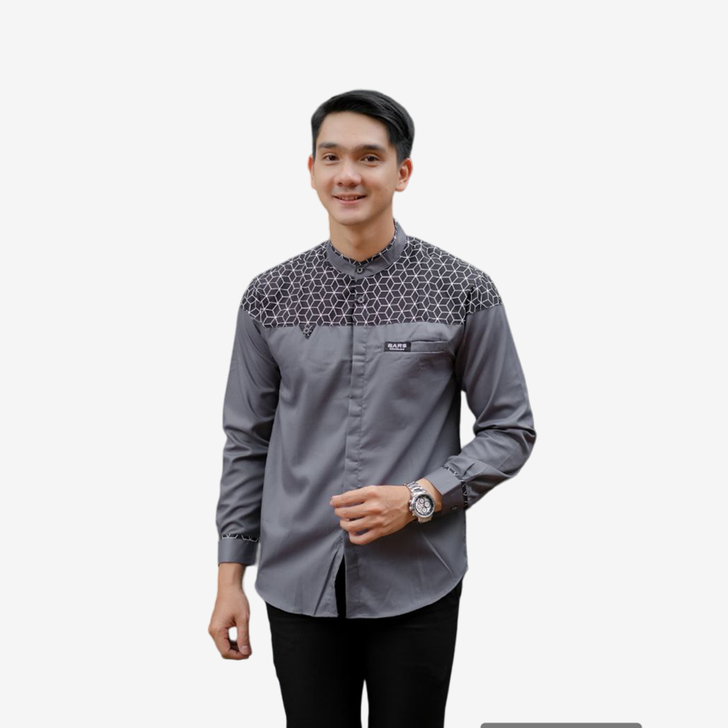 Jual BARS CLOTH.CO Baju Lebaran Couple Pasangan 2024 Kemeja Koko Ayah ...
