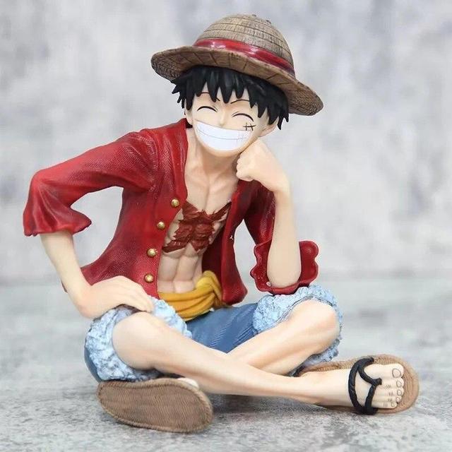 Jual One Piece Action Figure Sitting Luffy | Shopee Indonesia