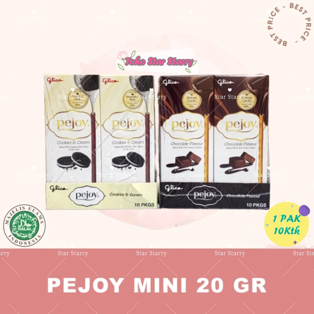 Jual [Per Pack] Pejoy 10 Box Stick Coklat 20gr / Strawberry / Cookies Cream / Almond / Milky ...