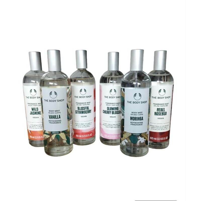 Jual The Body Shop Body Mist dan Fragrance Mist 100ml Original | Shopee ...