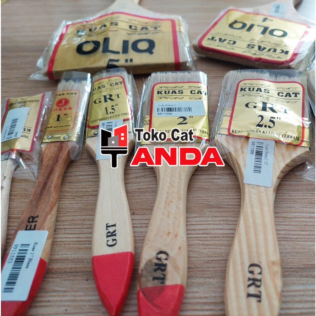 Jual Kuas Cat Murah - Kuas Cat Kayu - Kuas cat Tembok - Kuas Cat Besi ...
