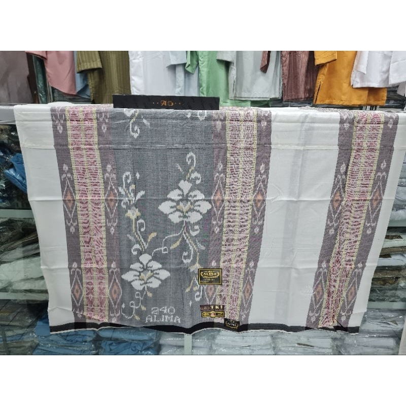 Jual Sarung Tenun Alima Mesres Motif Timbul Kembang TKI TML MMS ...