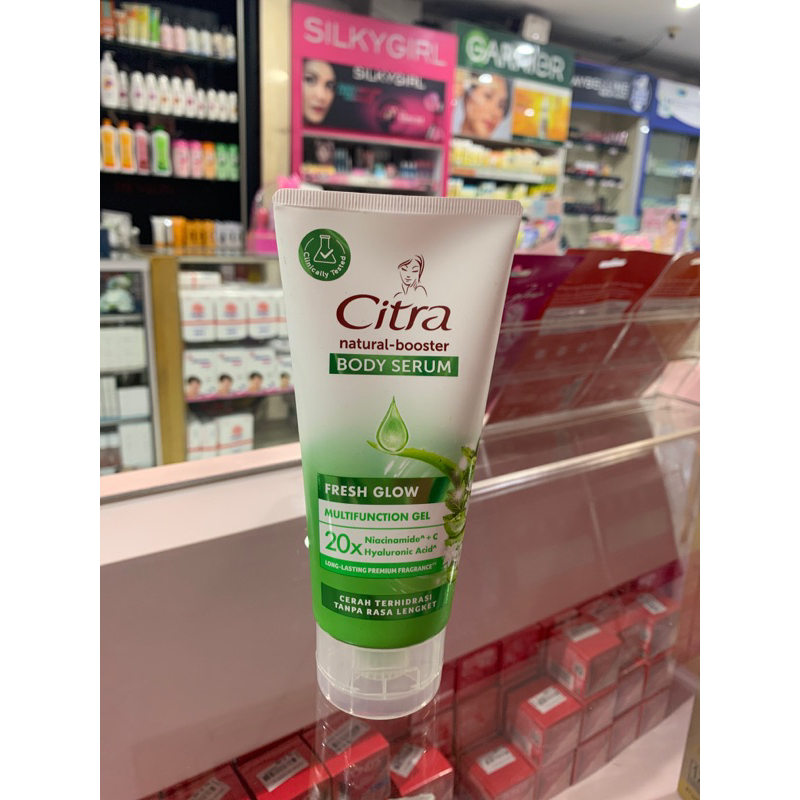 Jual Citra Fresh Glow Multifunction Gel Aloe Bright UV - 180ml | Shopee ...