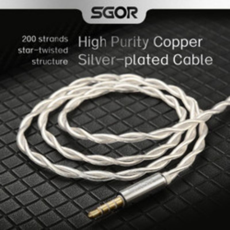 Jual Kabel SGOR Adonis CA-1 CA1 Silver Mic untuk Sgor Venus KZ ZSN Pro ...