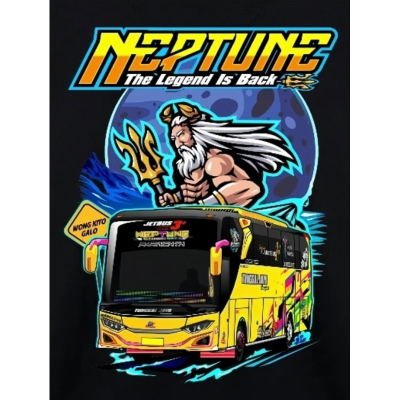 Jual 5 pcs Sticker Bus Stiker Bis Tunggal Jaya Neptune | Shopee Indonesia