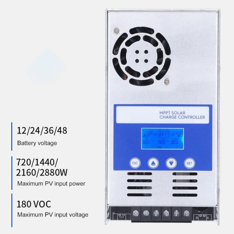 Jual Solar Charge Controller MPPT 60A Easun Power 12V 24V 36V 48V | Shopee Indonesia