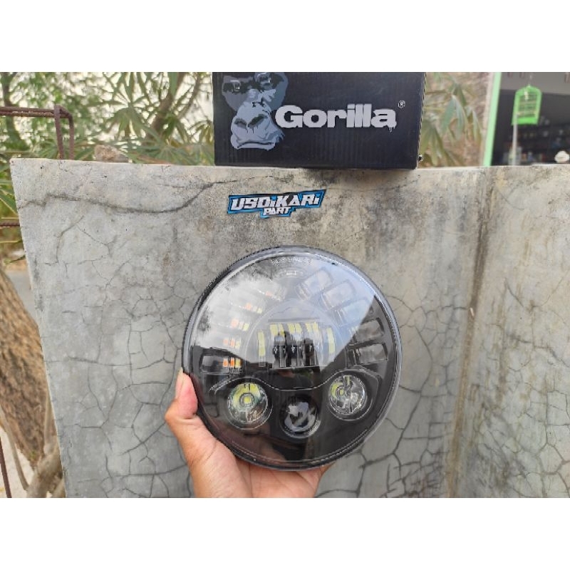 Jual LAMPU DEPAN UTAMA DAYNAKER UKURAN 7 INCH 7 " PNP BATOK TIGER ...